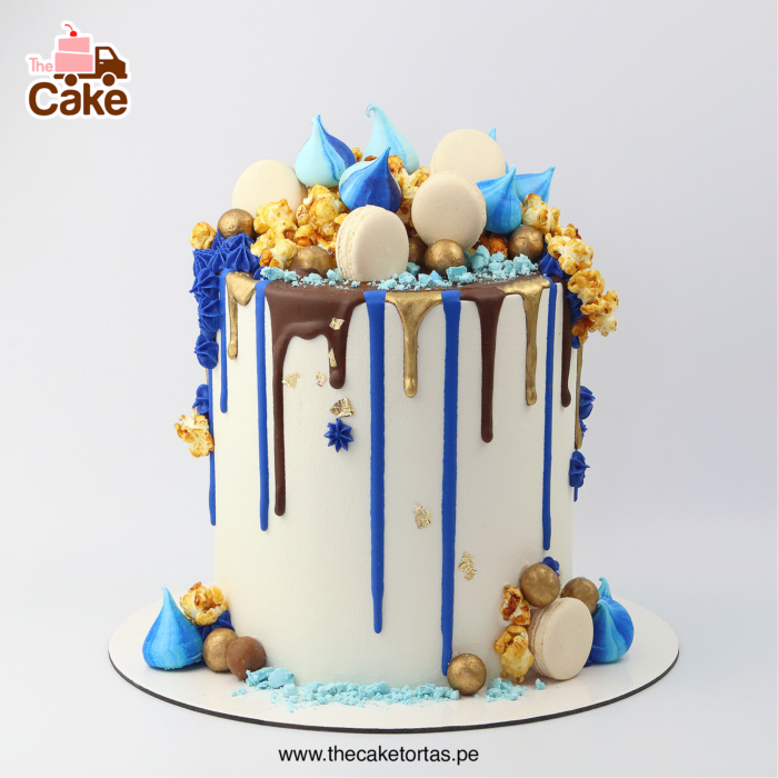 Torta Azul Popcorn 1 - The Cake Tortas