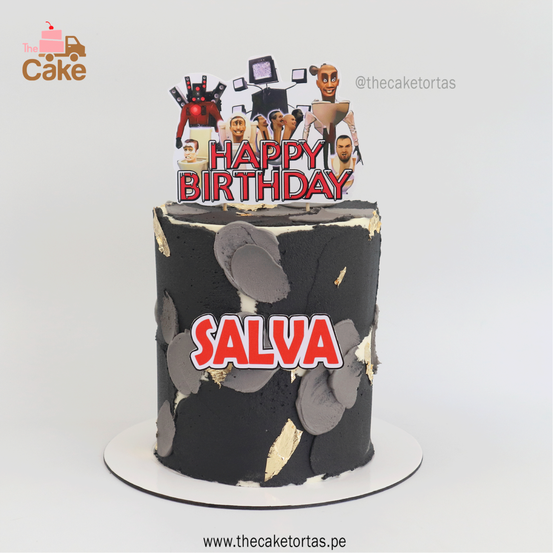 Torta Skibidi Toilet 1 - The Cake Tortas